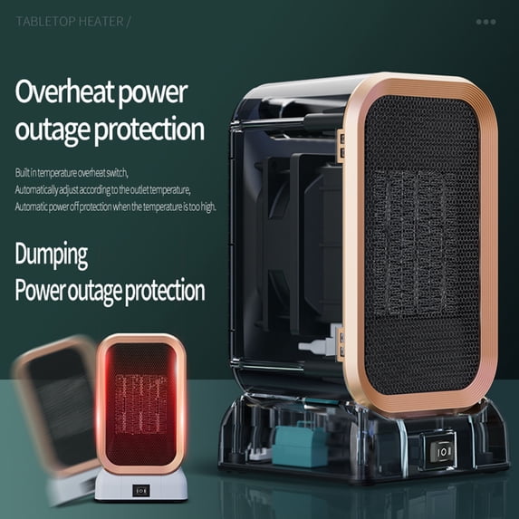 Mini Desktop Heater for Office and Home, Small Personal Heater for Dorm ...