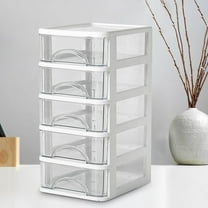 IRIS Small 4-Drawer Compact Desktop Organizer, Stacking Desktop Unit ...