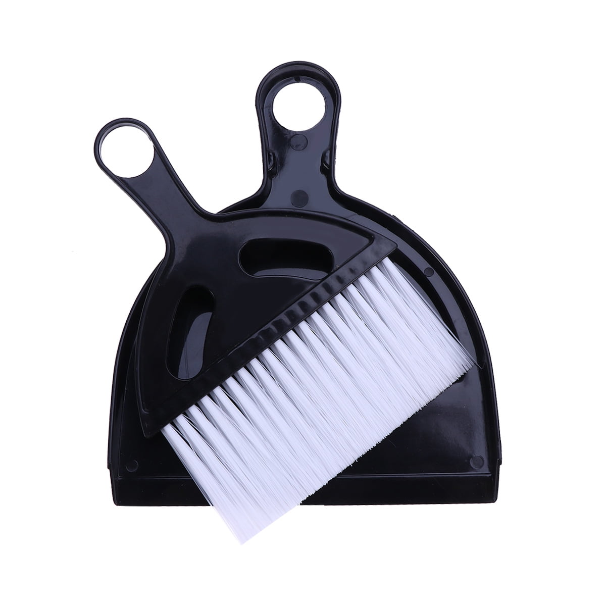 Compact Cleaning Brush for Desk and Car Made of Plastic Black Small ...
