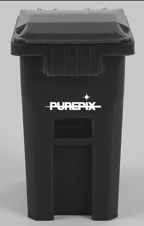 Purepix Mini Trash Bin for Flavored Toothpicks – Small Garbage Can for ...