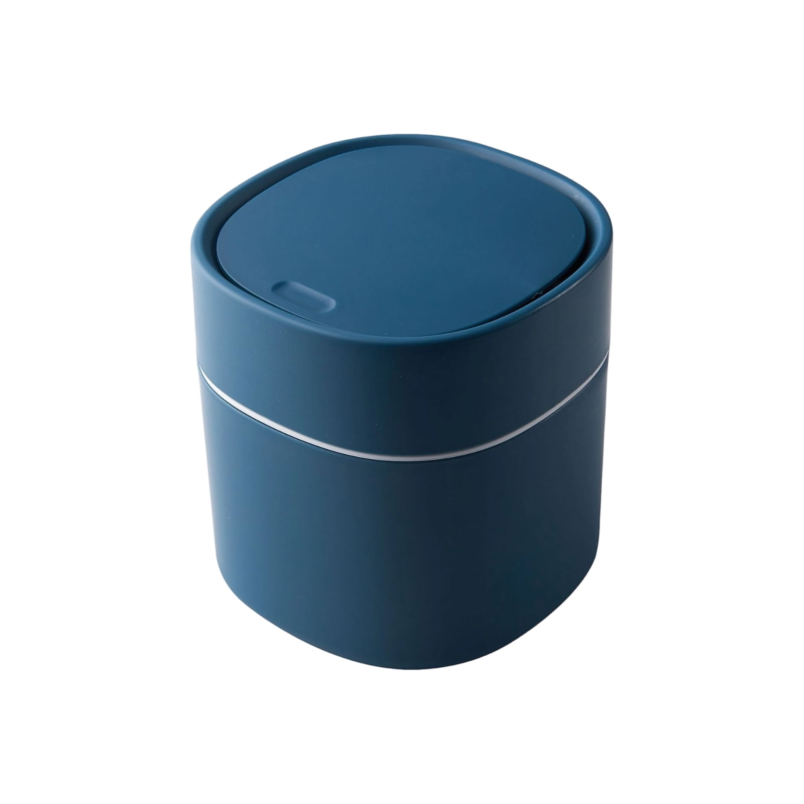 Mini Desktop Trash Can with Swing Lid, Cute Countertop Wastebasket for ...