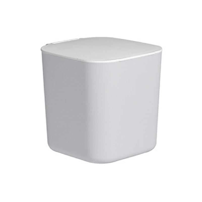 Mini Desktop Trash Can Tabletop Waste Bin with Lid Countertop Garbage ...