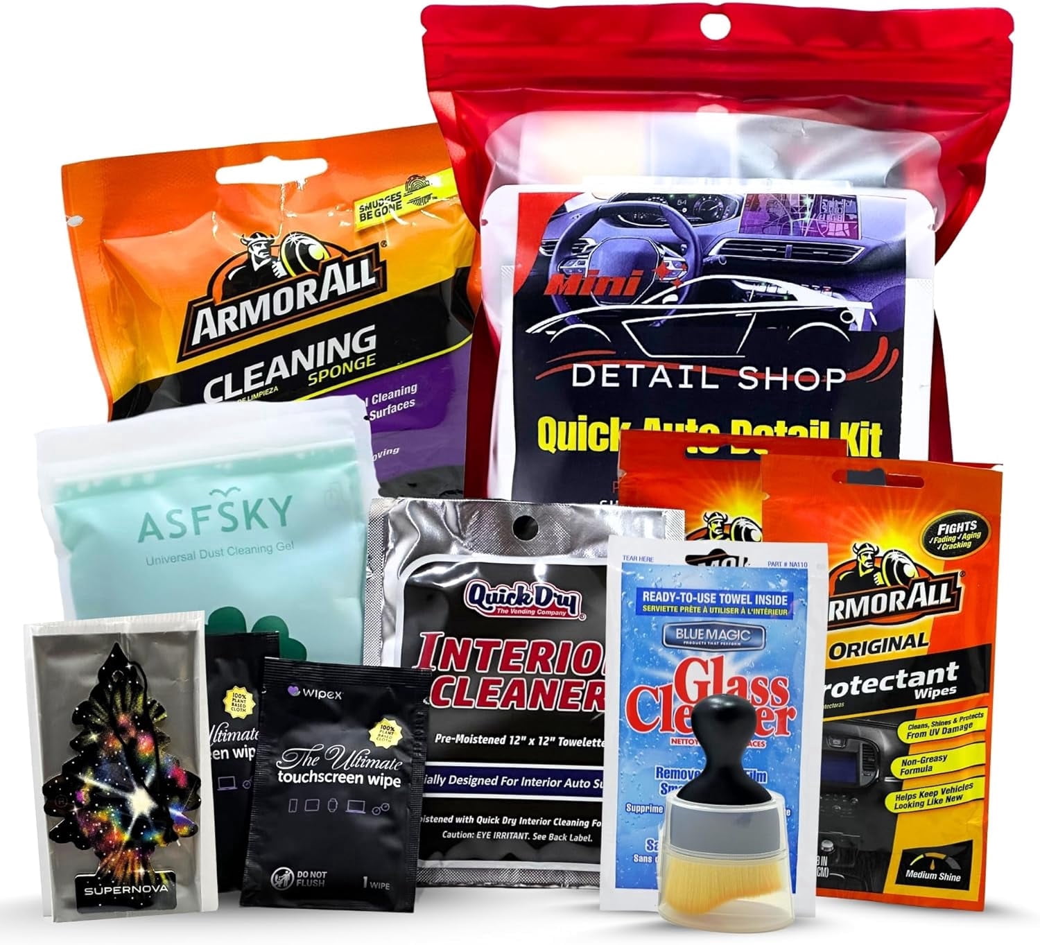 Mini Detail Shop XXL Supernova Car Cleaning Kit | Interior Car ...