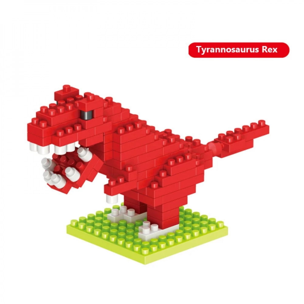 Mini Diamond Building Blocks Dinosaur Animal Model Tyrannosaurus Rex ...