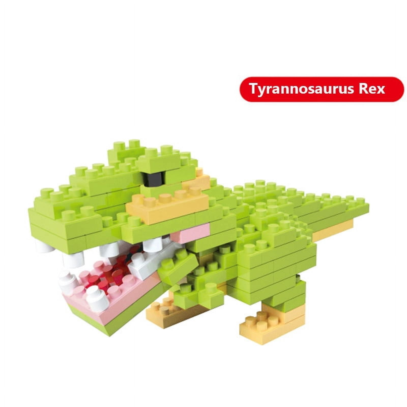 Mini Diamond Building Blocks Dinosaur Animal Model Tyrannosaurus Rex ...