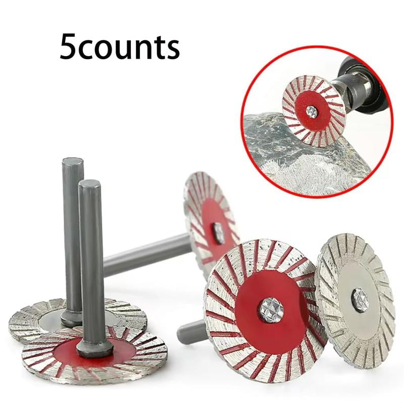 Mini Diamond Cutting Wheel Disc for Rotary Tool, 5 Counts/set Circular ...
