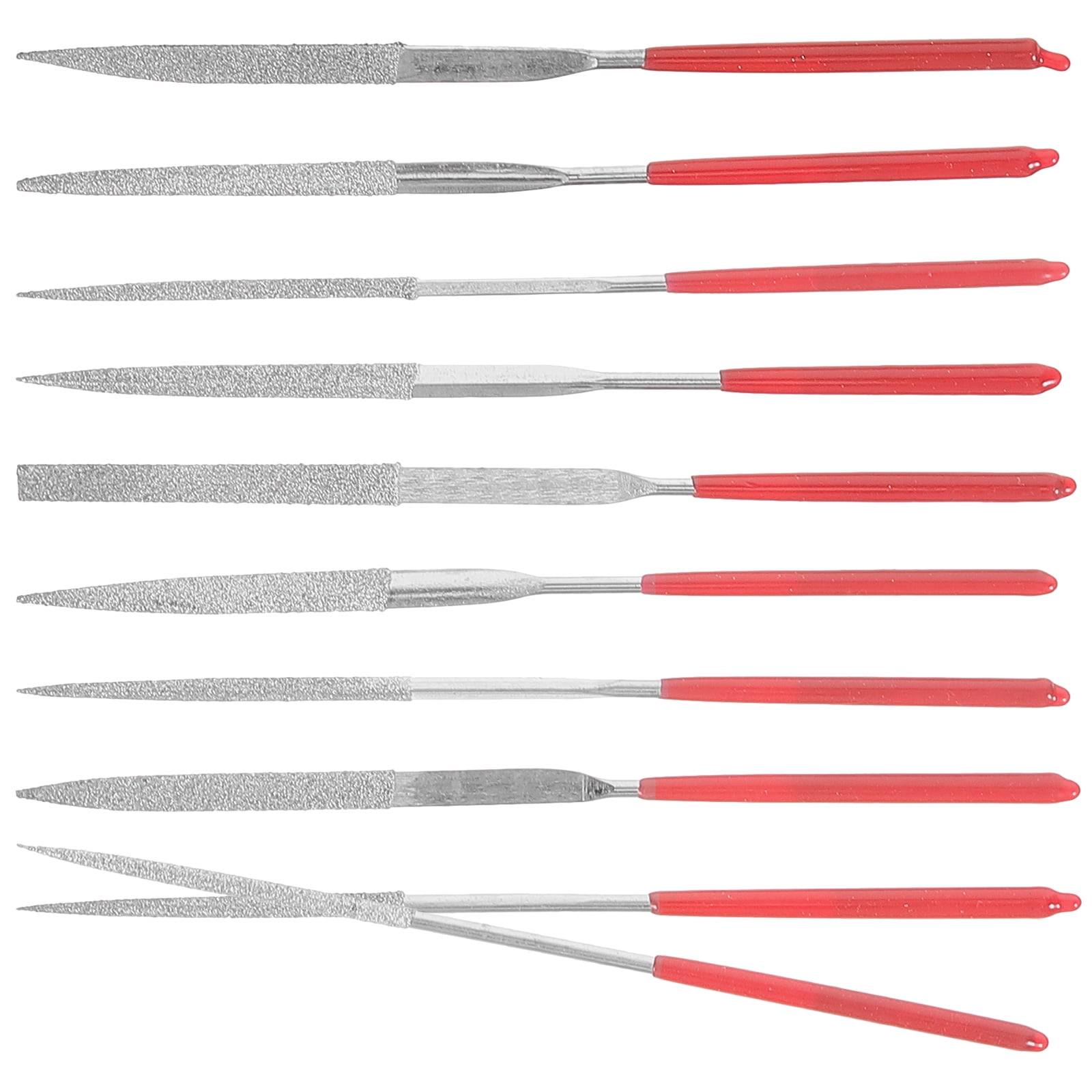 Mini Diamond Needle File Set Files Tools for Metal Round Precision ...