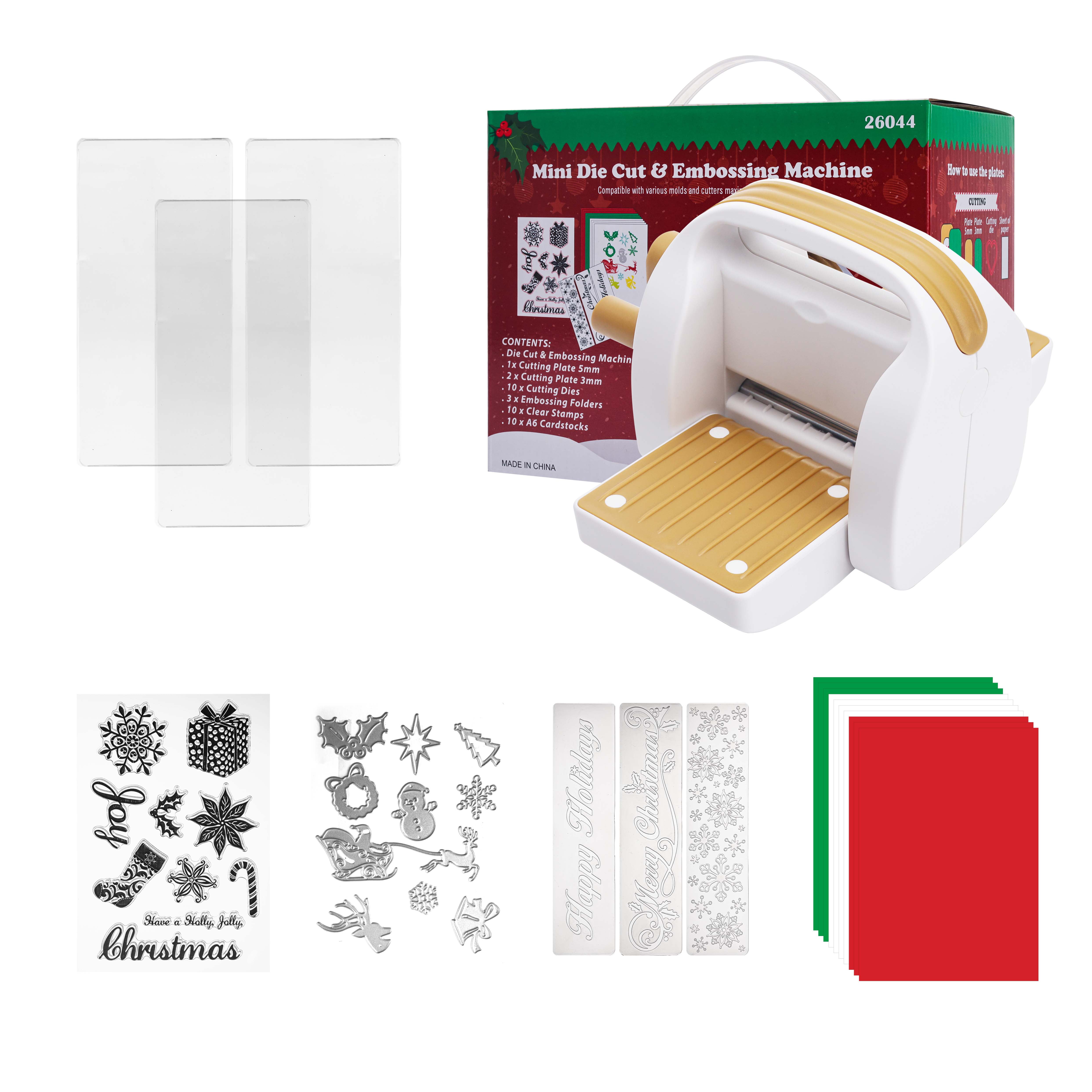 Mini Die Cutting and Embossing Machine for Scrapbooking,Cardmaking, 3 1 ...