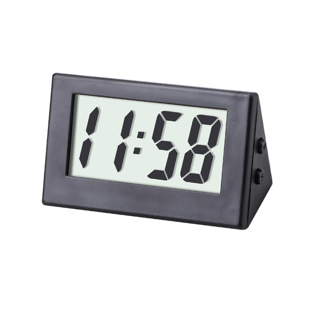 Mini Digital Alarm Clock Led Screen Electronic Watch Truck Dashboard ...