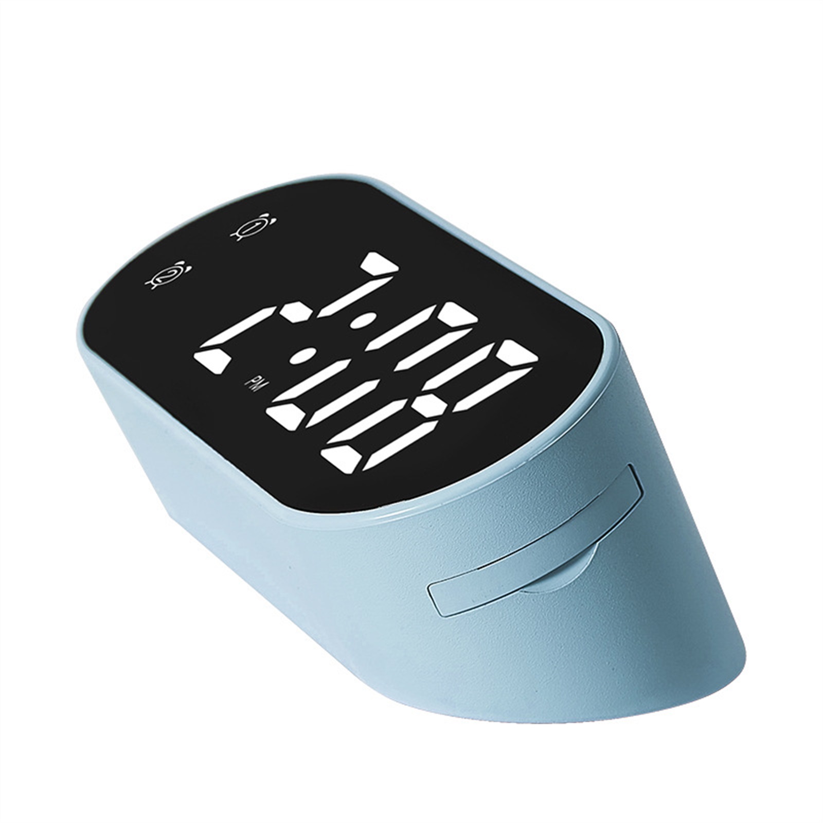 Mini Digital Alarm Clock Temperature Date Snooze Table Clock Dual Alarm ...