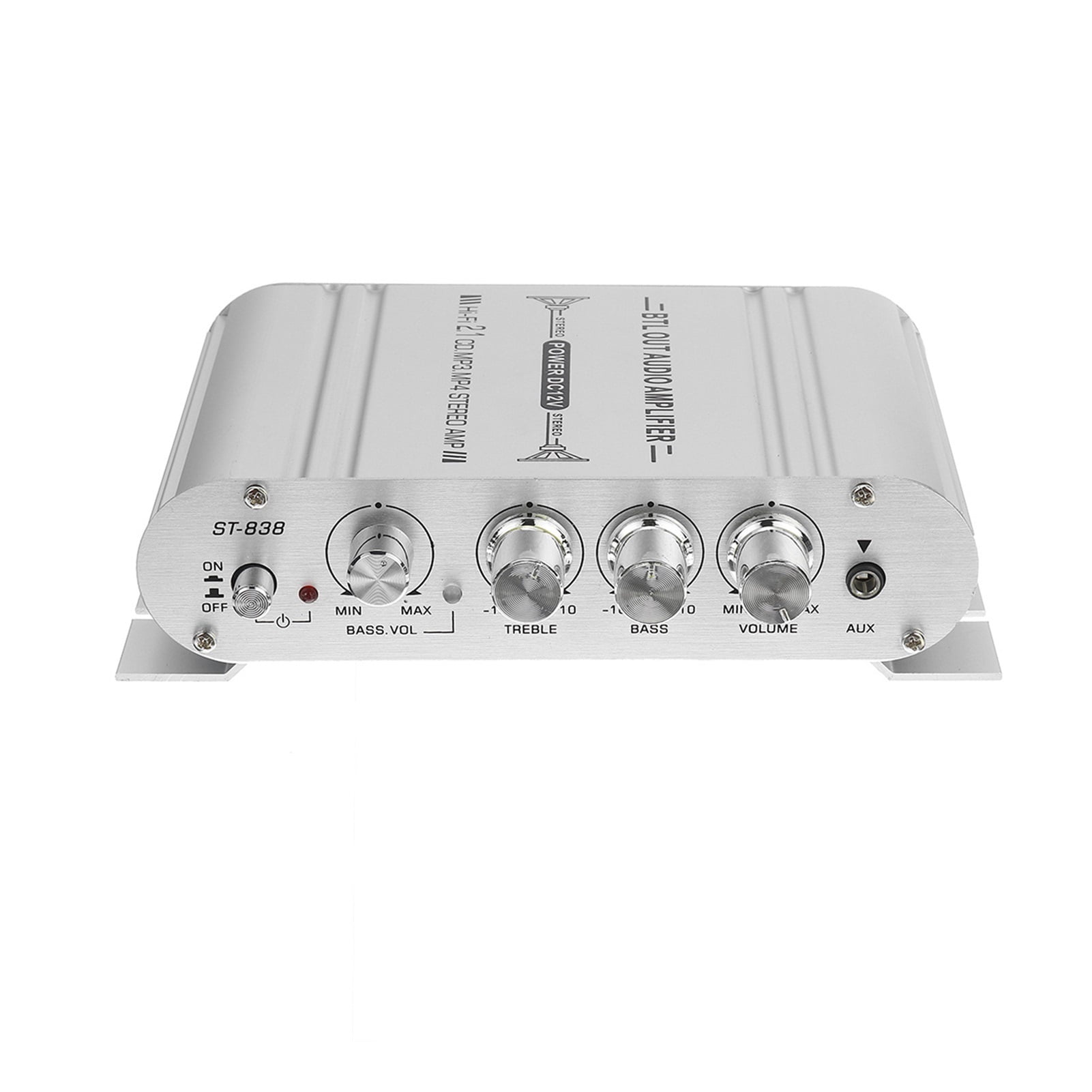 Mini Digital Buthtooth Car Power Amplifier Class D Subwoofer 2.1CH 40W ...