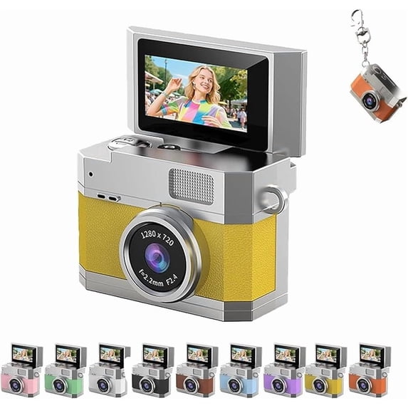 Mini Digital Camera with 1.47" LCD Screen, Small Portable Camera with ...