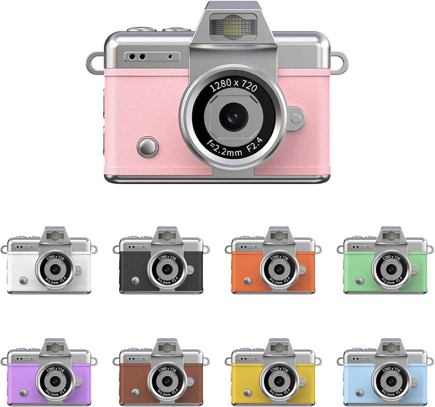 Mini Digital Camera Keychain 1080P Video Recorder with 64GB Memory Card ...