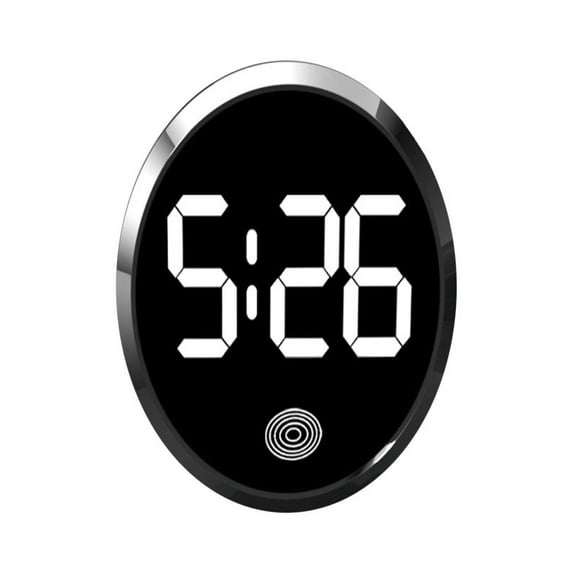 Mini Digital Clock, Small Magnetic Clock, Car Dashboard Clock, LED Time ...