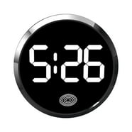 ITSELFER 2 Sets Car Clock Dashboard Digital Clock Adhesive Mini Vehicle ...