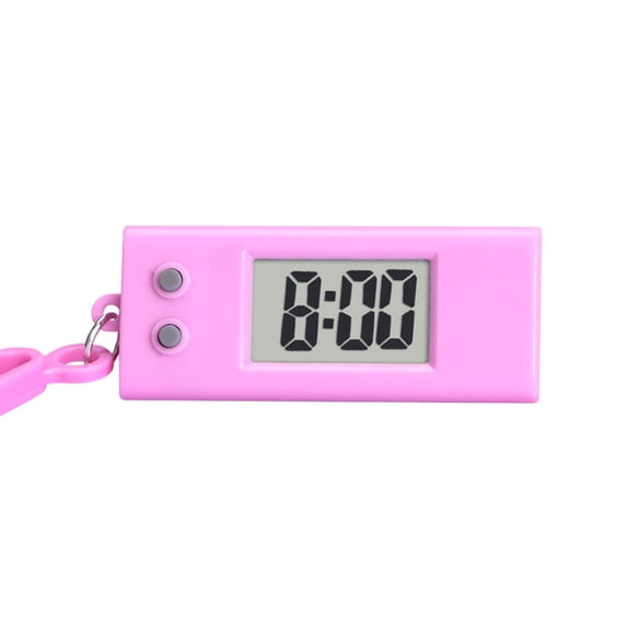Mini Digital Desktop Alarm Clock Silent Portable Electronic Travel ...