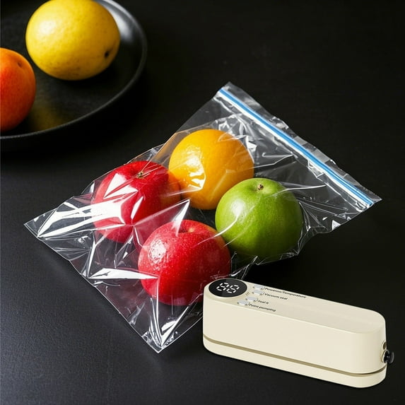 Mini Digital Display Cordless Rechargeable Food Vacuum Sealer Machine ...