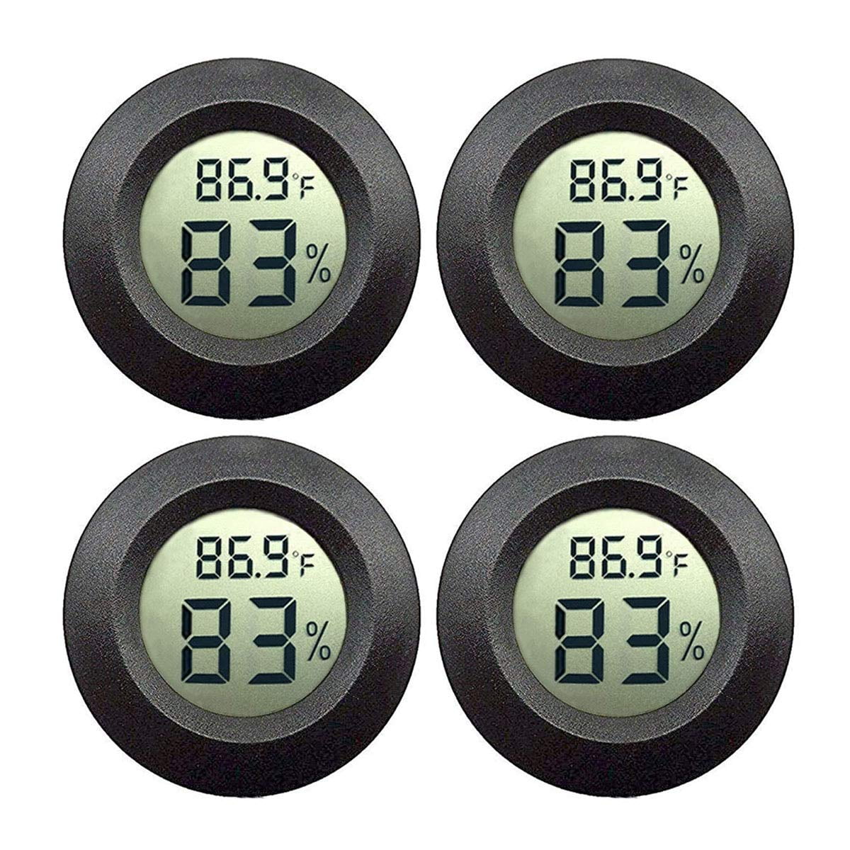 Mini Digital Hygrometer Thermometer Gauge, Indoor Outdoor Temperature ...