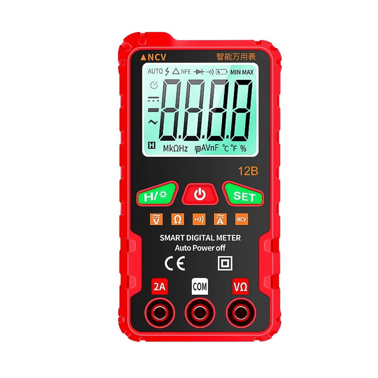 Mini Digital Multimeter 4000 Count AC/DC Electrical Instruments Tester ...