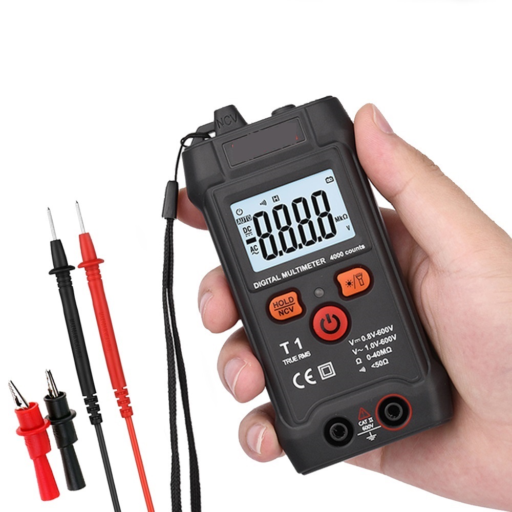 Mini Digital Smart Multimeter T1 Portable Electric Meter Automotive ...