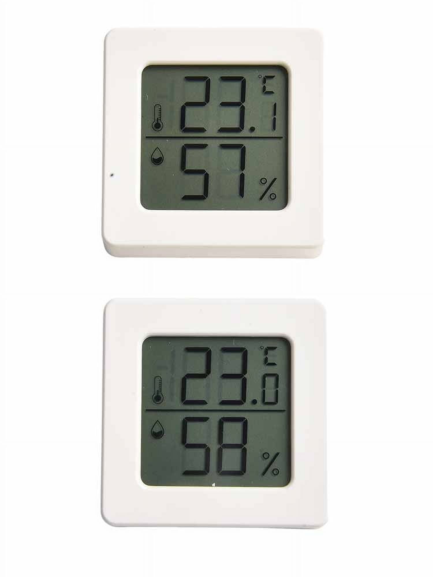 Mini Digital Thermometer Hygrometer Indoor Climate Monitor 2-Pack ...