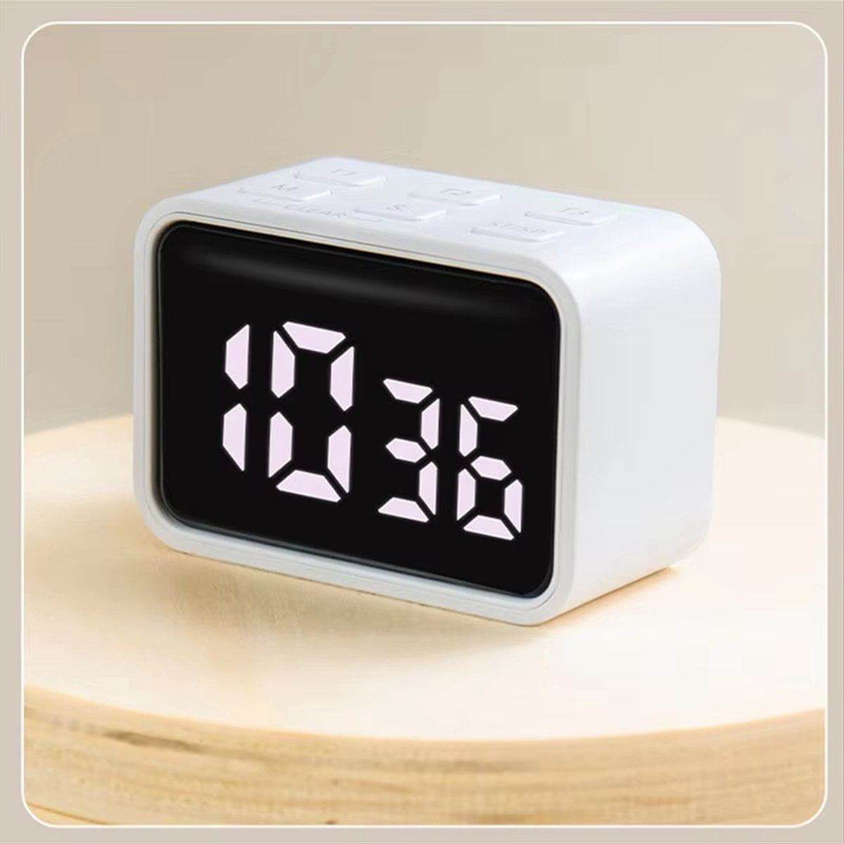 Mini Digital Timer LED Visual Timer Learn Cooking Countdown Clock ...