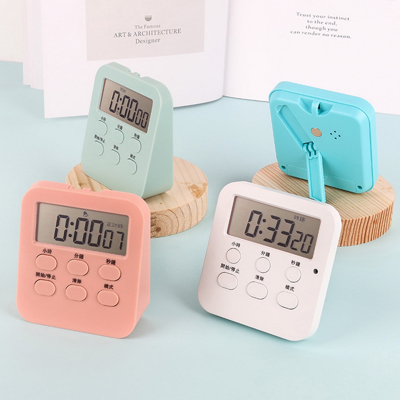 Mini Digital Timer with Bracket - Screen Display - Kitchen Timer ...