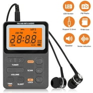 TSV Portable Digital Pocket Radio, Mini Personal Tuning Radio with 2 ...