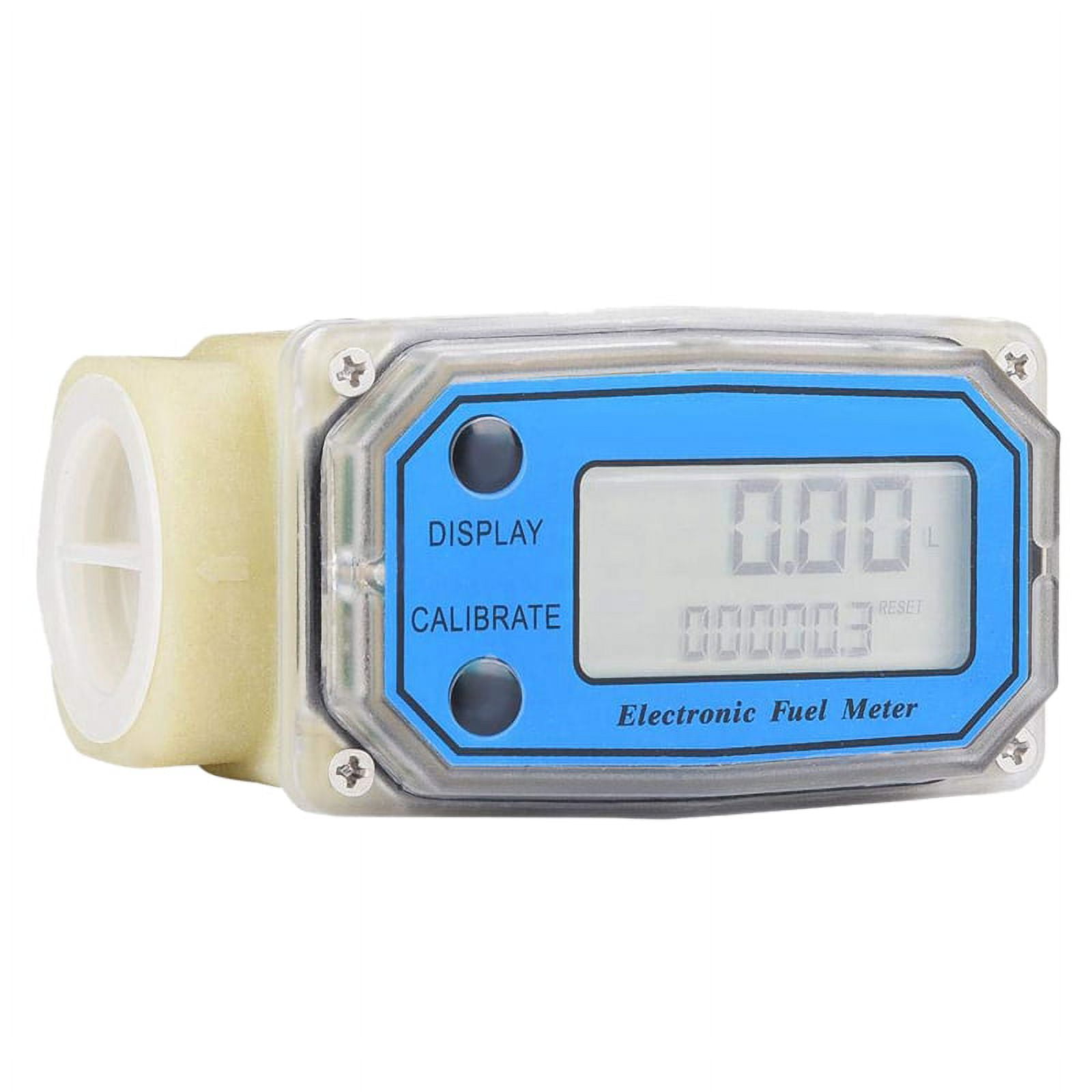 Mini Digital Turbine Flow Meter Fuel Flow Meter Turbine Flowmeter for Chemicals H5289 - Walmart.com