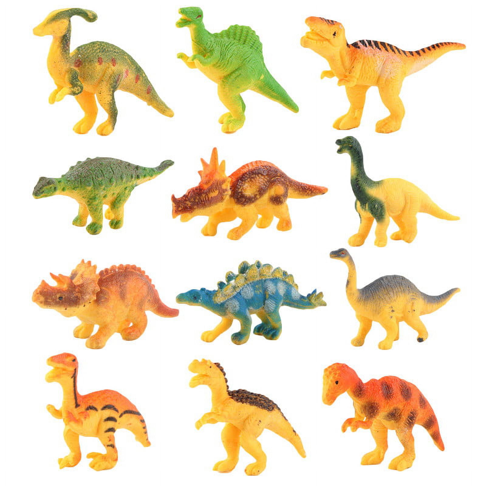 Mini Dinosaur Toy Set, Small Dinosaurs Toys Plastic Realistic Dino ...