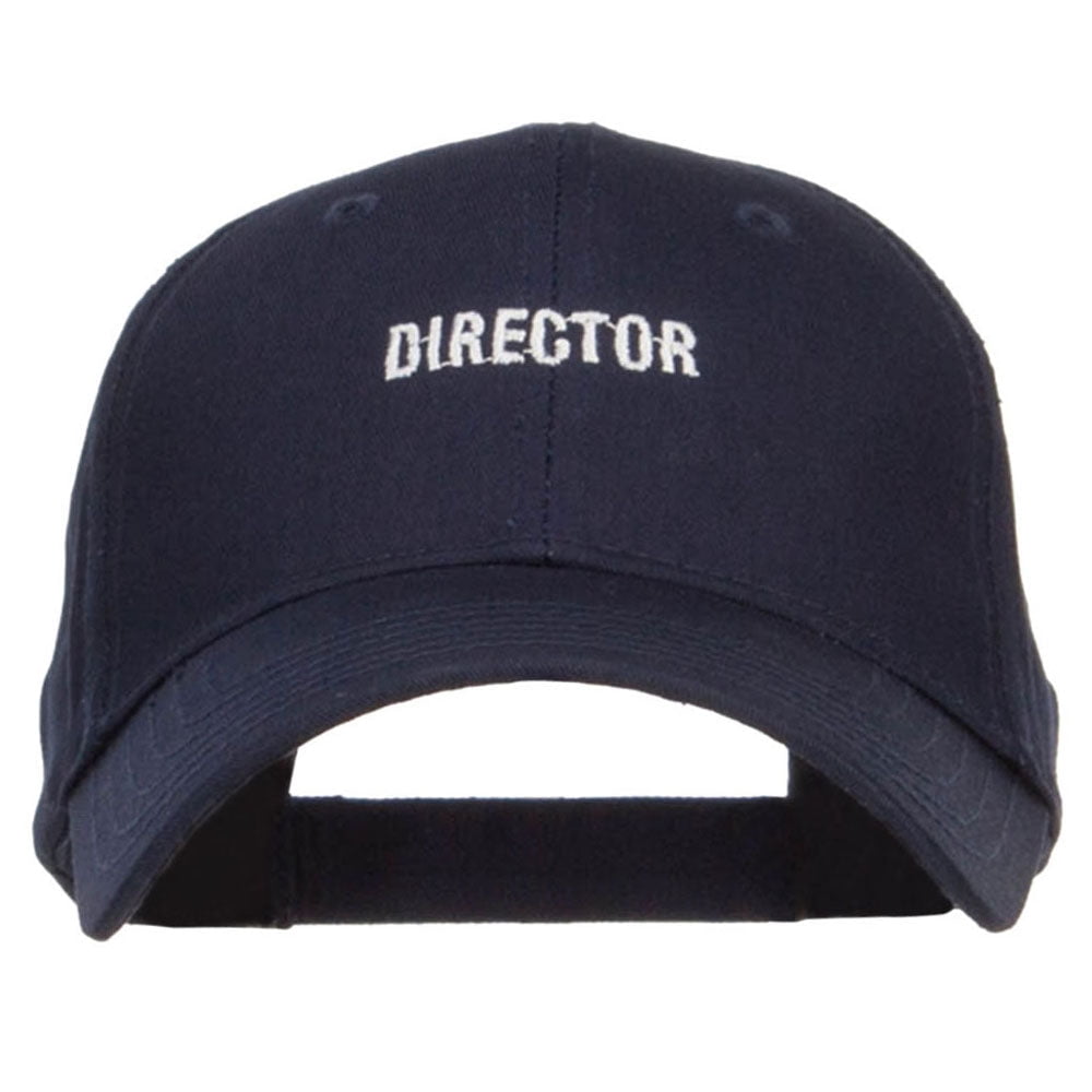 Mini Director Embroidered Cotton Cap - Navy OSFM - Walmart.com