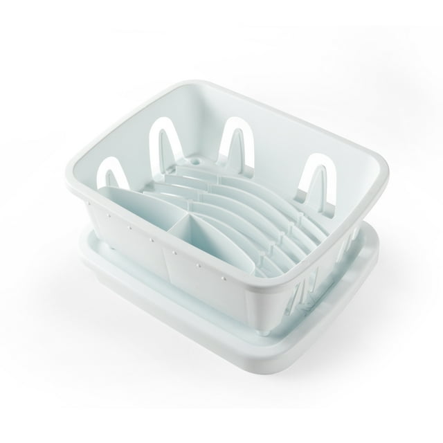 Mini Dish Drainer & Tray, White (Eng/Fr) - Walmart.com