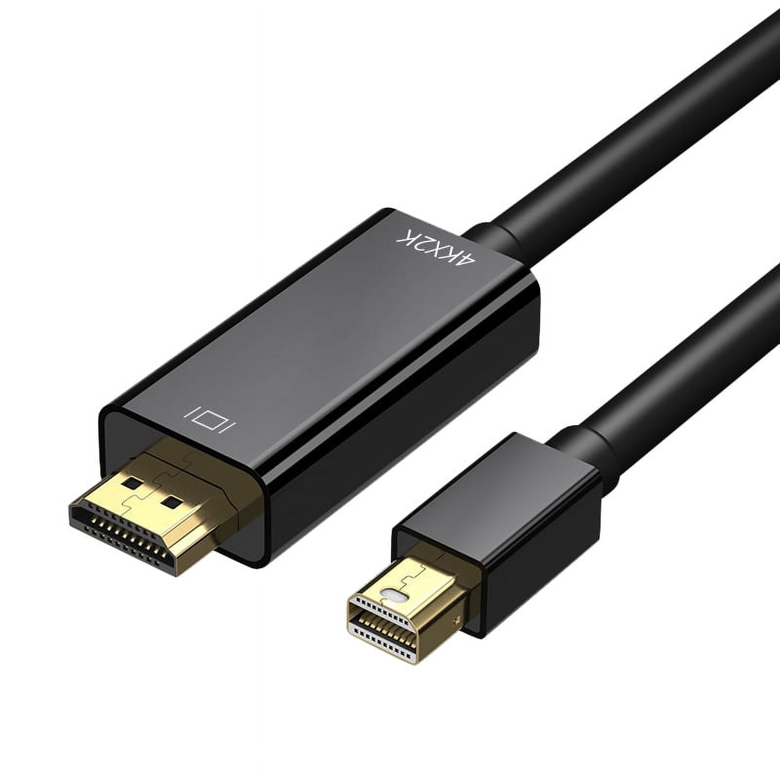 Mini DisplayPort to Cable 4K Mini DP to 6 Feet Cable for /Pro, Surface Pro/Dock, Monitor ...