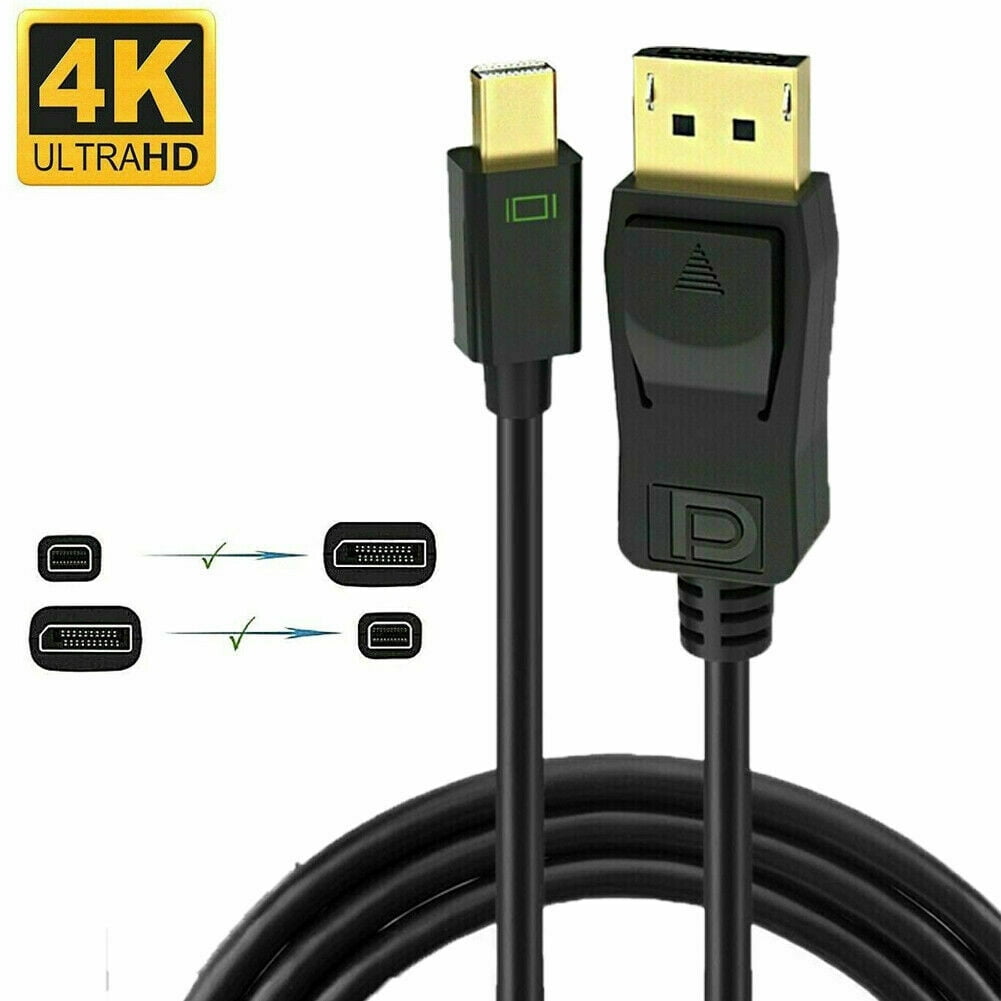 Mini DisplayPort to DisplayPort Cable Mini DP to DP Adapter HD Video 4K ...