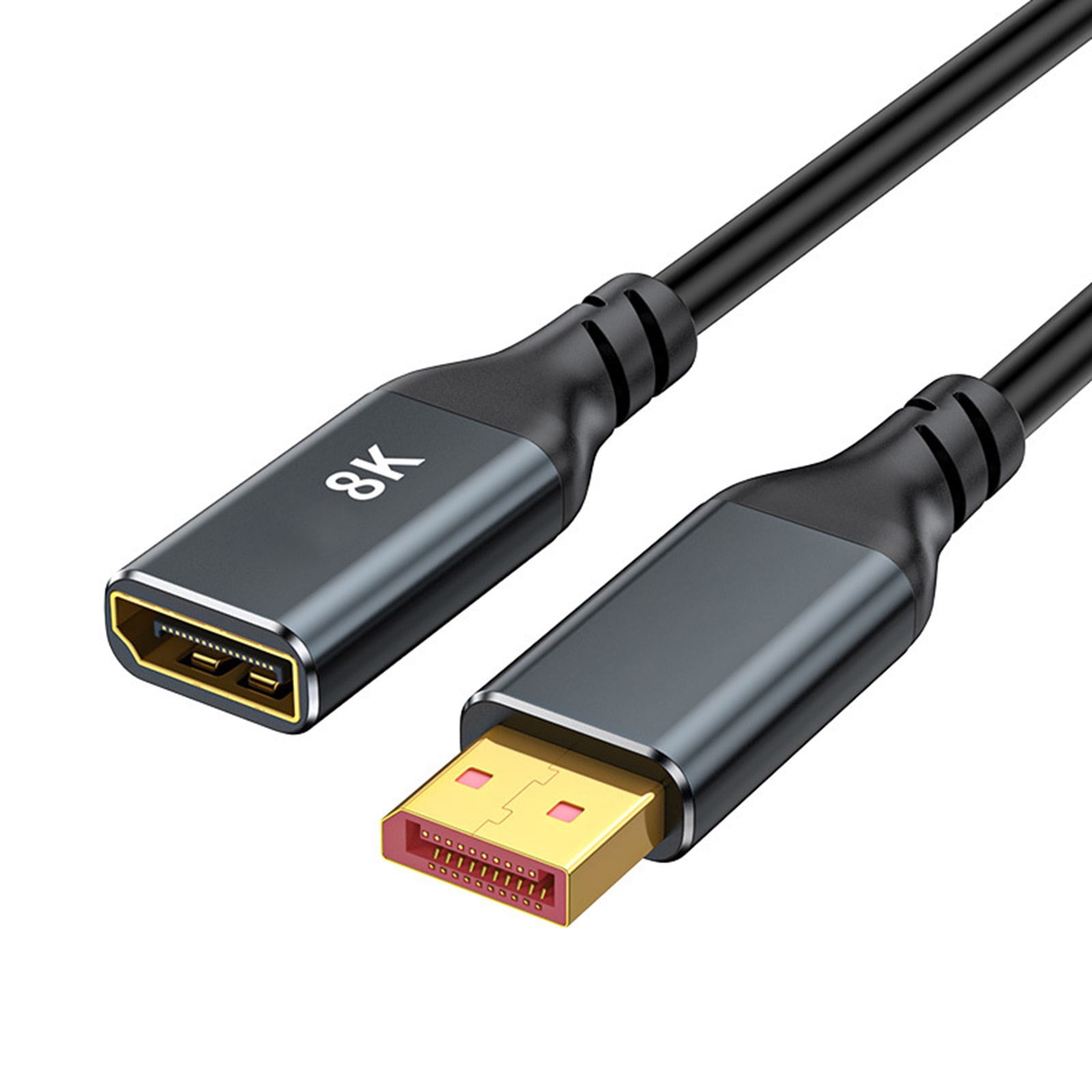 Mini DisplayPort to DisplayPort Female 8K Cable 8K 7680x4320 ...