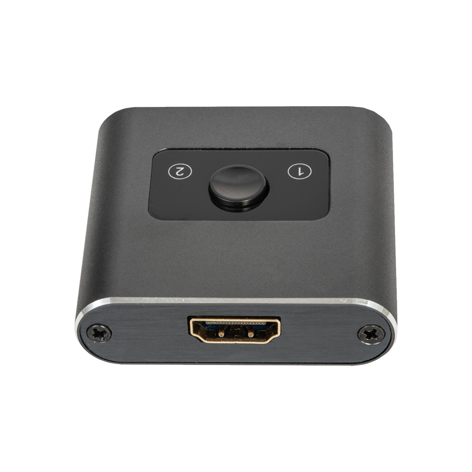 Mini Displayport Splitter, Bidirectional Metal Switcher 2 in 1 Out ...