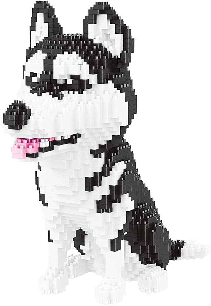 Mini Dog Building Blocks Pet Building Toy Bricks Micro Mini Blocks 3D ...