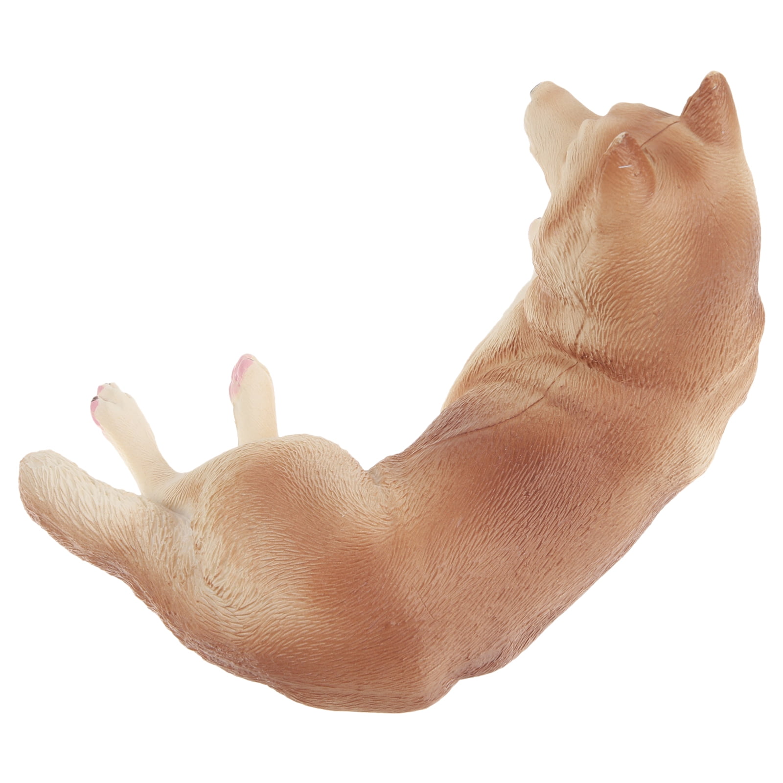Mini Dog Statue Toys Husky Model Play Brown Figurine - Walmart.com