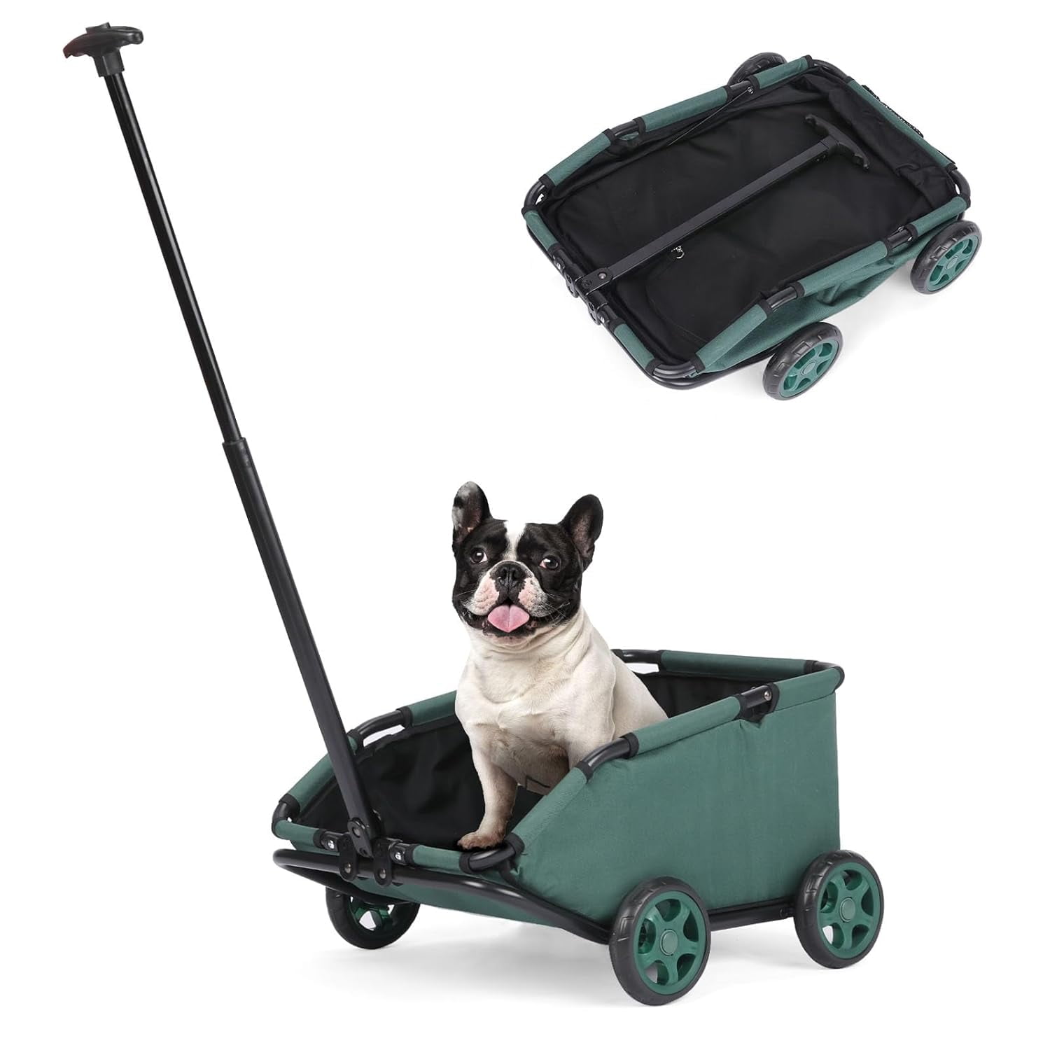 Mini Dog Strollers for Mini Pets, Foldable Multifunctional Shopping ...