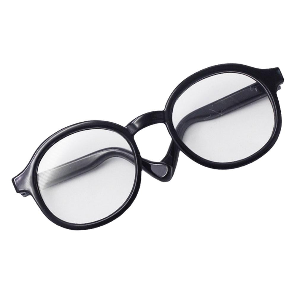 Mini Doll Glasses For Doll Accessories Round Frame Eyeglasses Clear ...