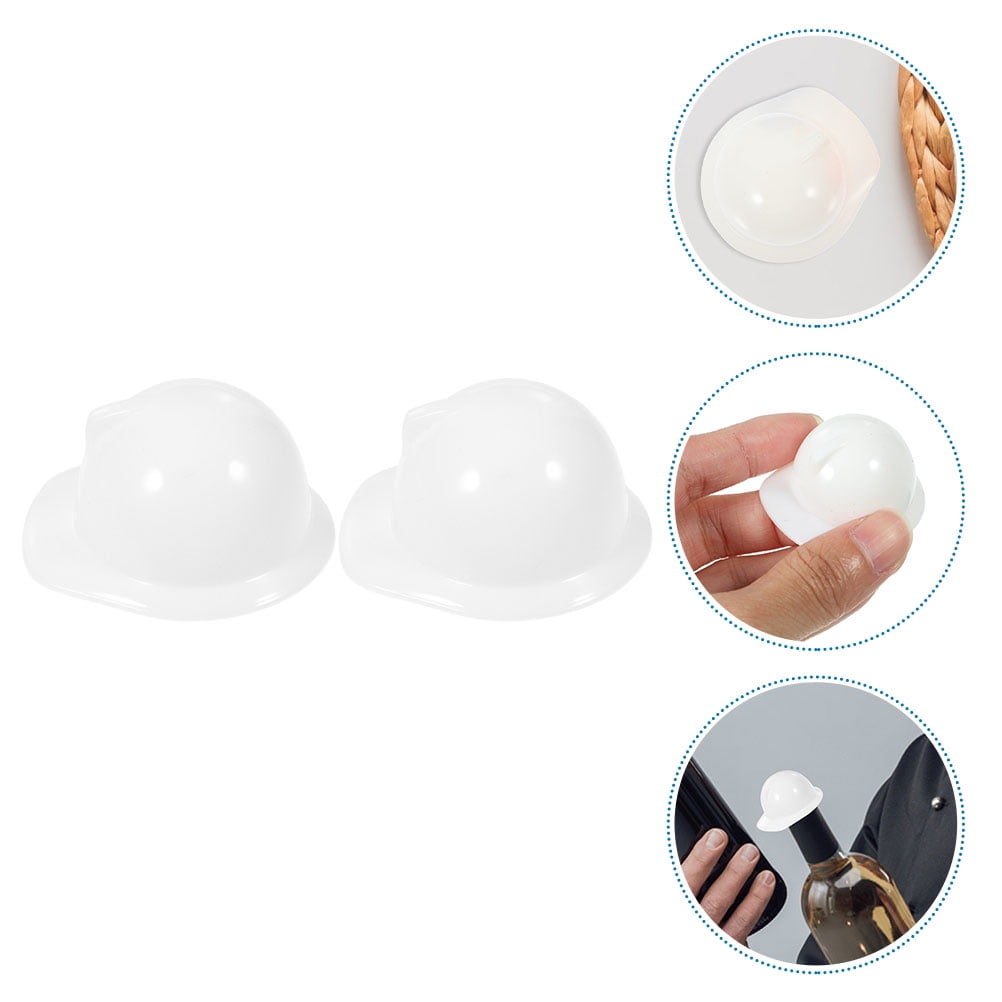 Mini Doll Helmets, 40Pcs Miniature Construction Hats Mini Building Hard ...
