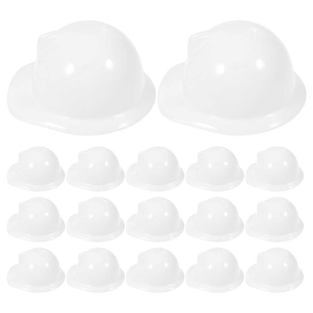 Mini Doll Helmets,40Pcs Miniature Construction Hats Mini Building Hard ...