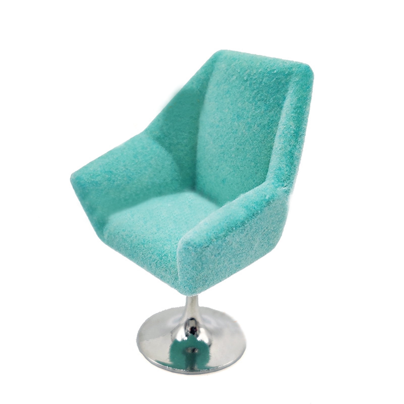 Mini Dollhouse Sofa Chair, 1:12 Miniature Armchair Miniature Doll House ...