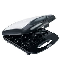 Mini Doughnut Maker|Mini Cake Donut Machine|Double-sided Heating Make 7 ...