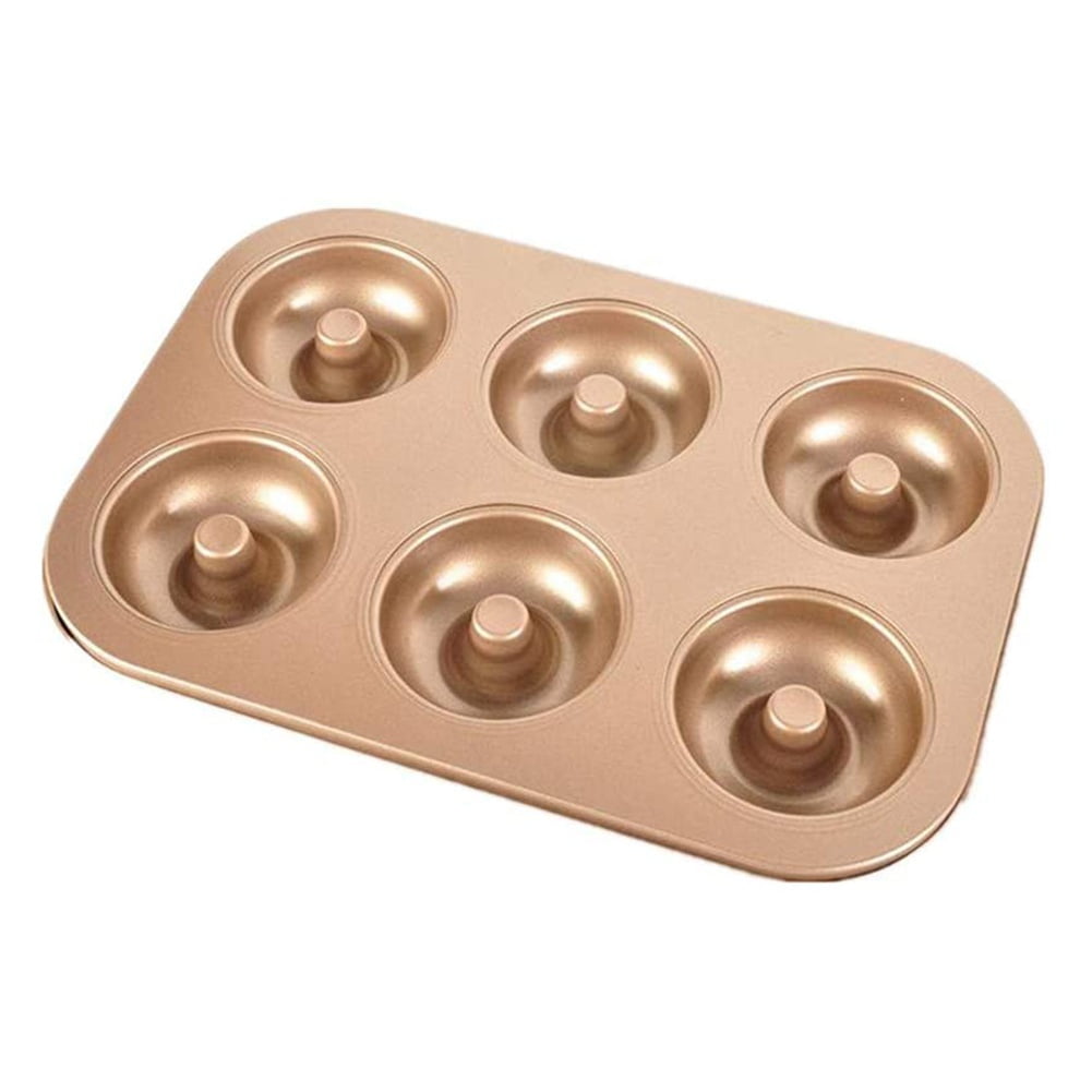 Mini Donut Pan, 6-Cavity Nonstick Donut Molds for Baking, Heavy Duty ...