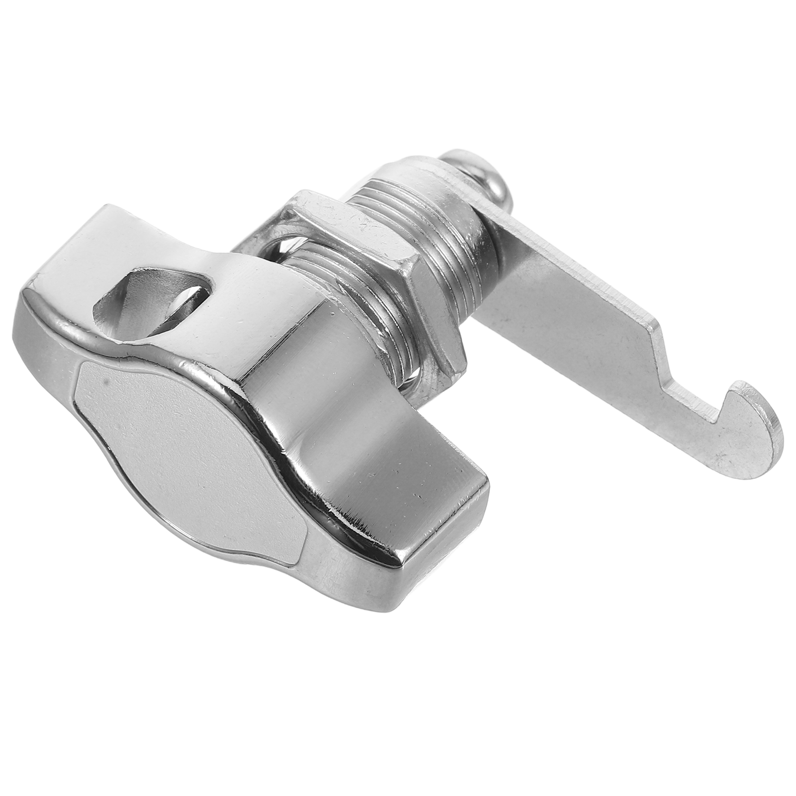 Mini Door Lock Hinge Cabinet Locks Latch Office Child Silver - Walmart.com