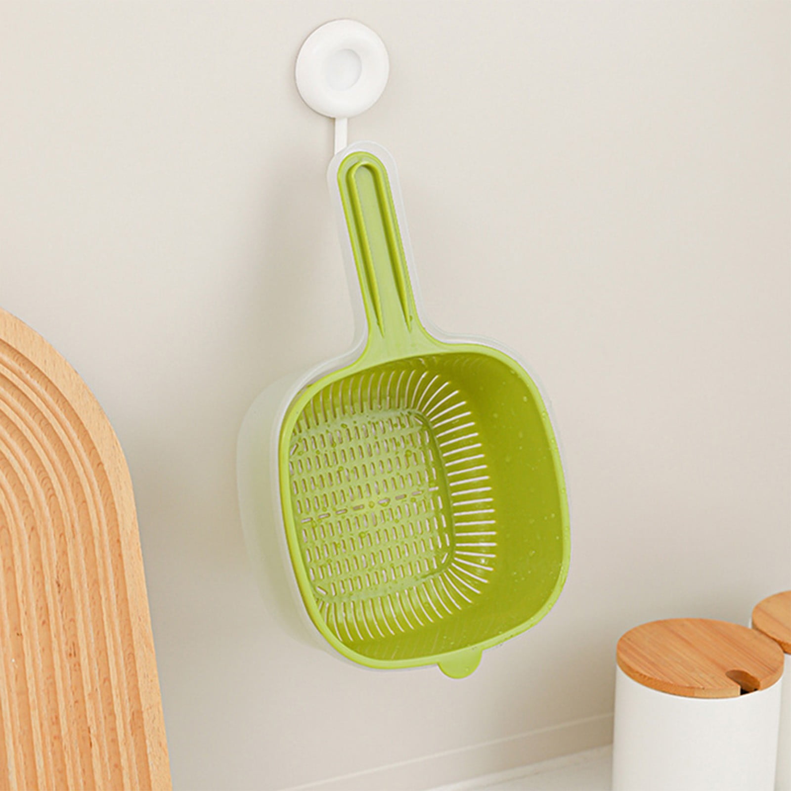 Mini Double-Layer Colander Strainer Basket | Kitchen Draining Bowl with ...