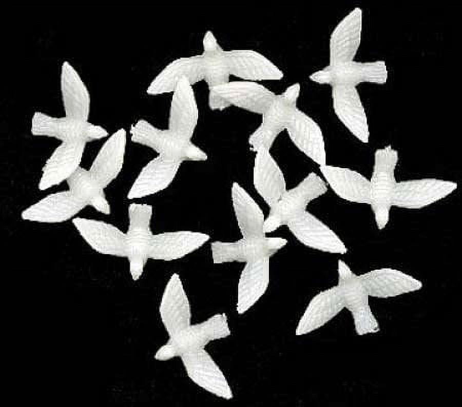 Mini Dove - White - 3/4 inch - 144 Pieces - Walmart.com
