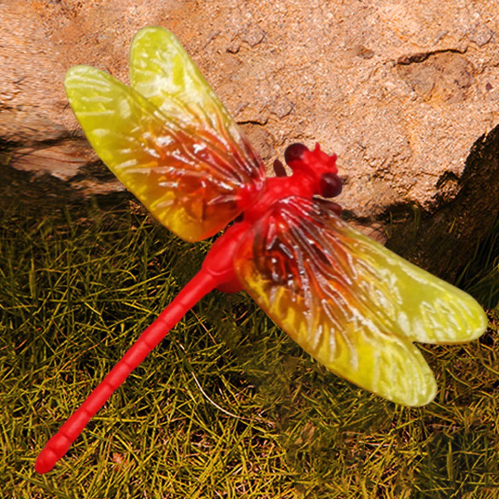 Mini Dragonfly Figurines Model Crafts Home Decor Party Favor Cake ...