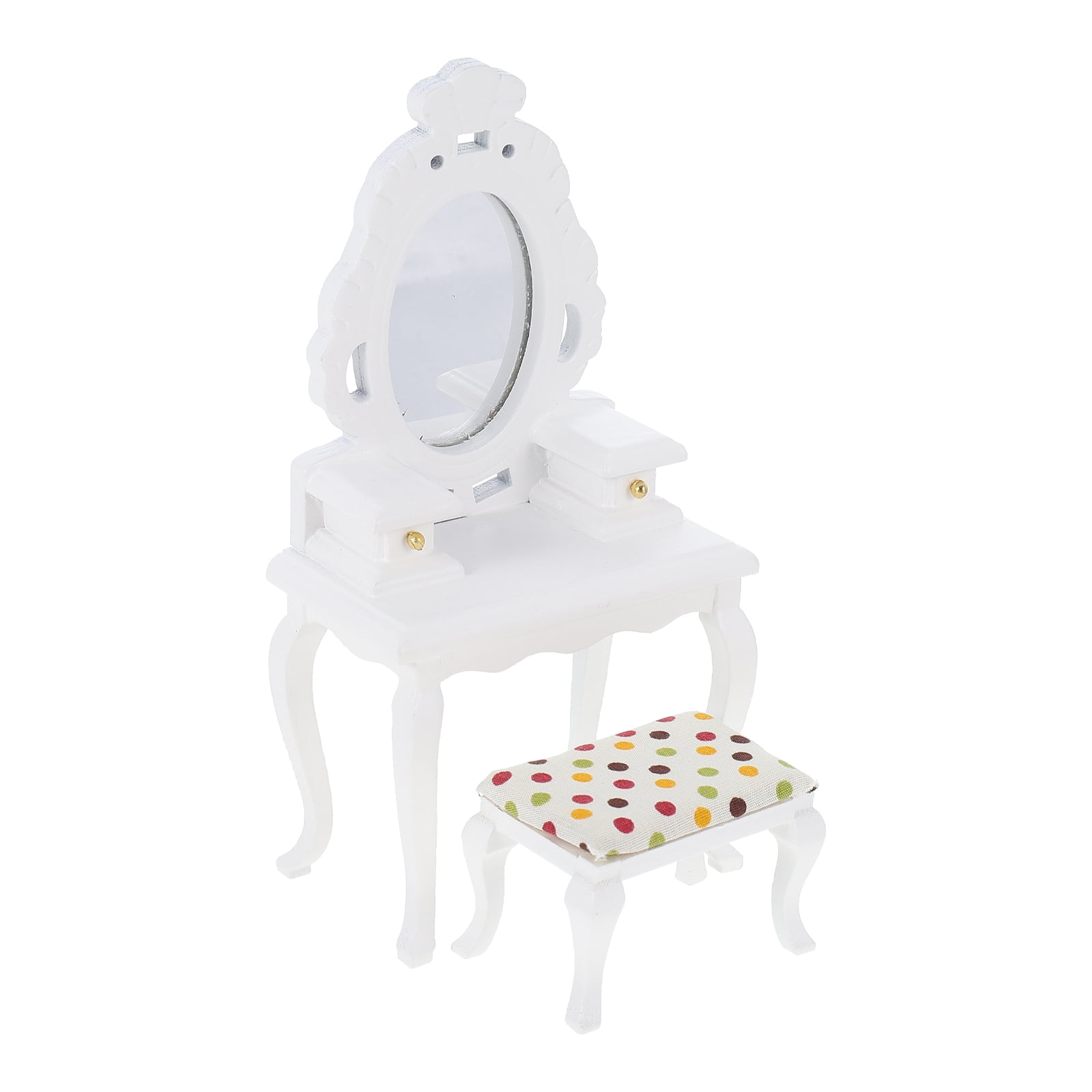Mini Dresser Miniature Dressing Table Dolls House Accessories Child ...